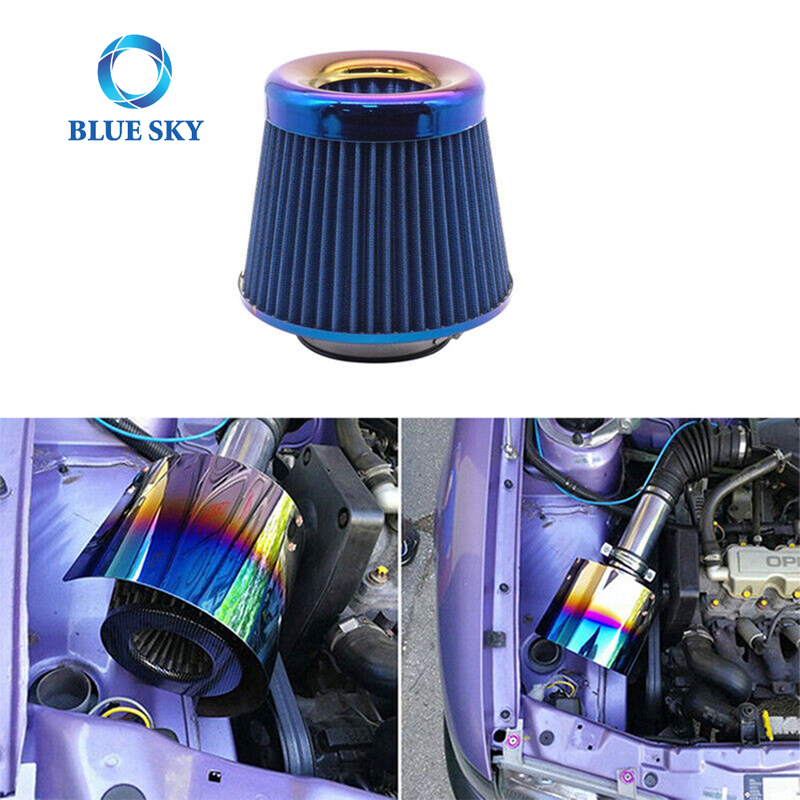 Bluesky Universal Car Engine Modified Air Filter 3" inch 76mm High Flow ...