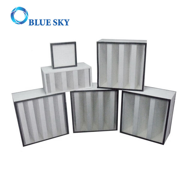 305X305X70mm Aluminum Frame H14 HEPA Panel Filters for HVAC System ...