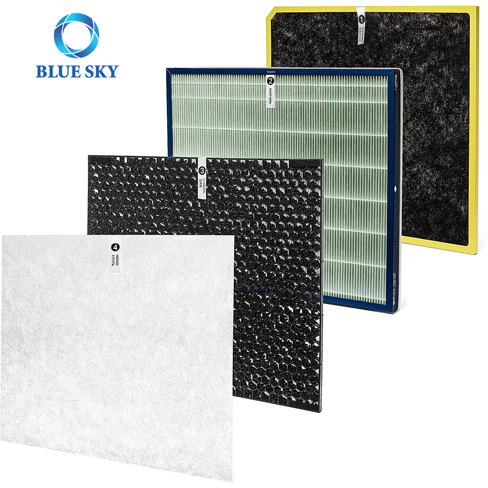 Air Purifier Replacement Filter Set with Odor Remover Customized Filter ...