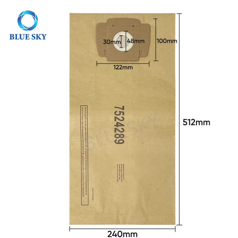 Replacement Paper Suction Dust Bags for Taski 7524289 Aero 8 15 Plus ...