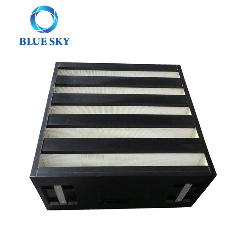 V-Bank HEPA Air Filter for Rigid Box HVAC System - Buy HVAC HEPA Filter ...
