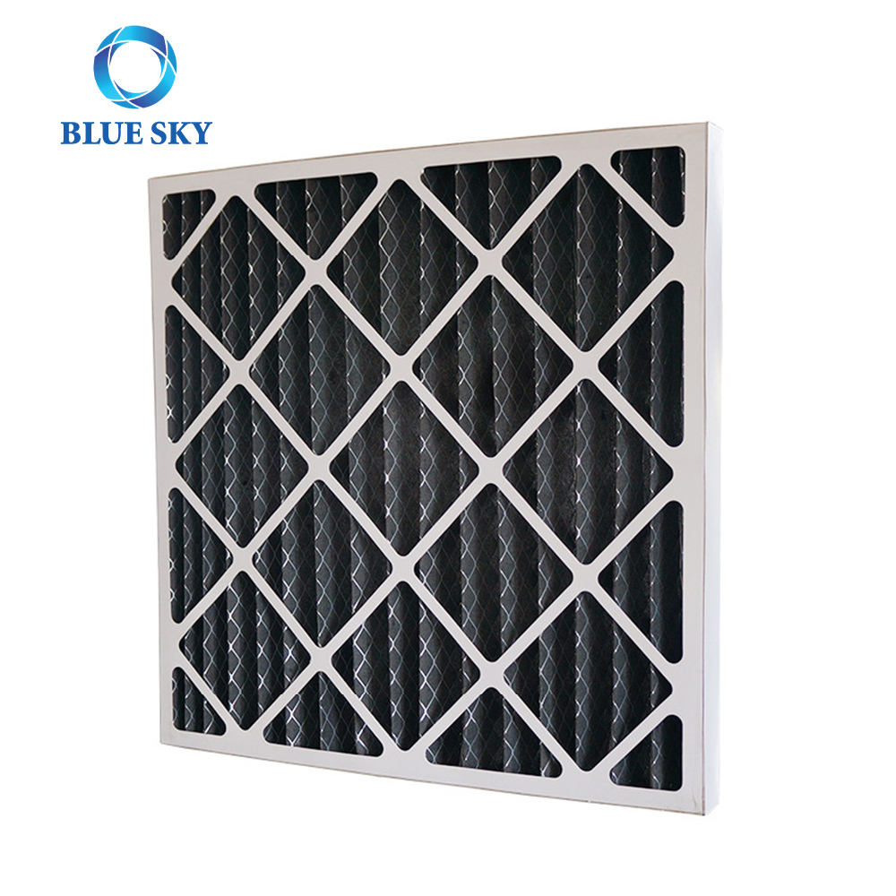 Customized MERV 8 Pleated AC Furnace Air Filter with Activated Carbon ...