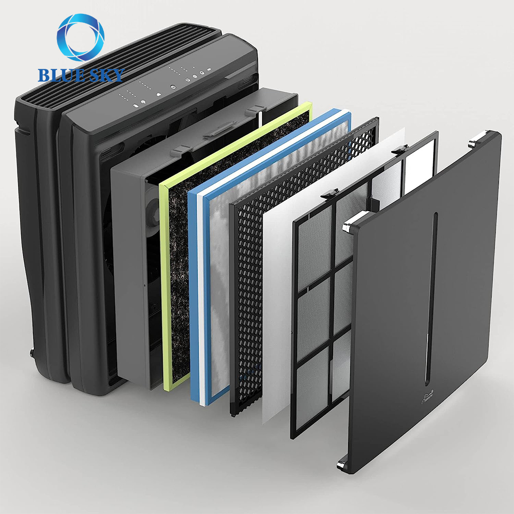 Air Purifier Replacement Filter Set with Odor Remover Customized Filter for Rabbit Air A3 SPA ...