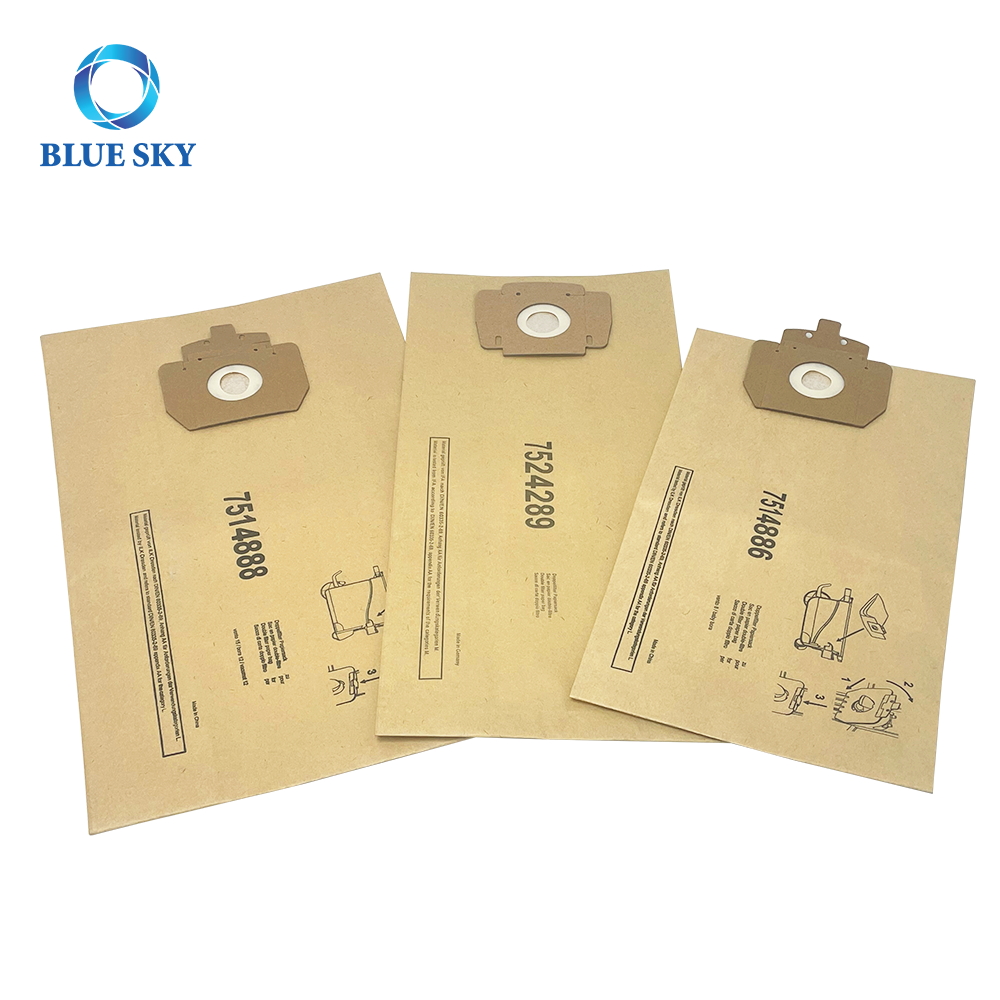 Replacement Paper Suction Dust Bags for Taski 7524289 Aero 8 15 Plus ...